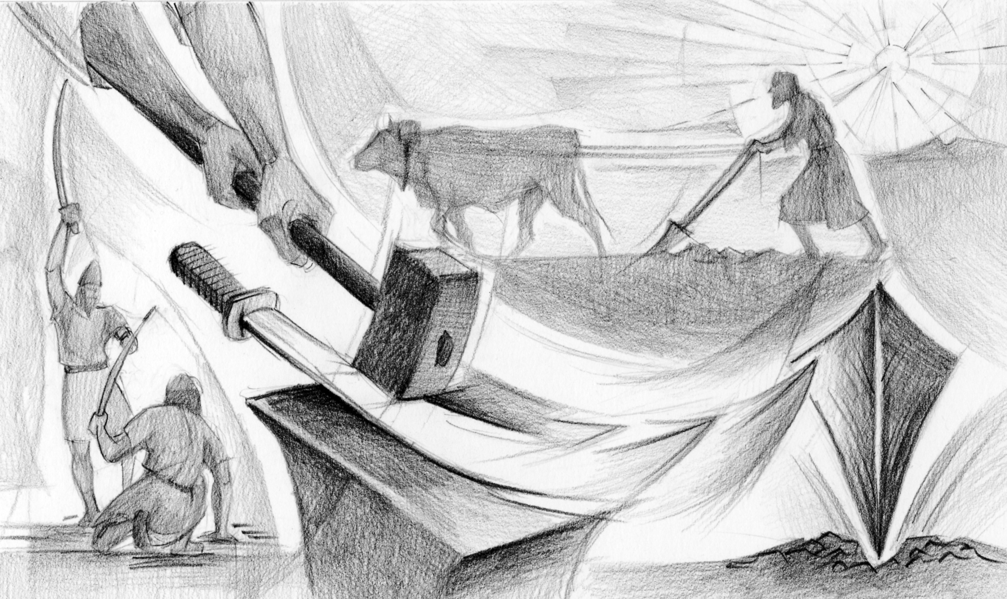 Beating Swords into Plowshares, and Spears into Pruning Hooks - Chinese ...